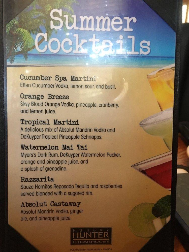 Menu at Hungry Hunter Steakhouse, Bakersfield