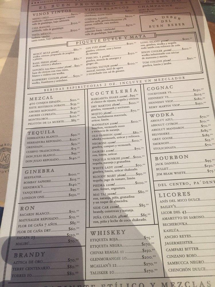 Carta de Mata, Ciudad de México