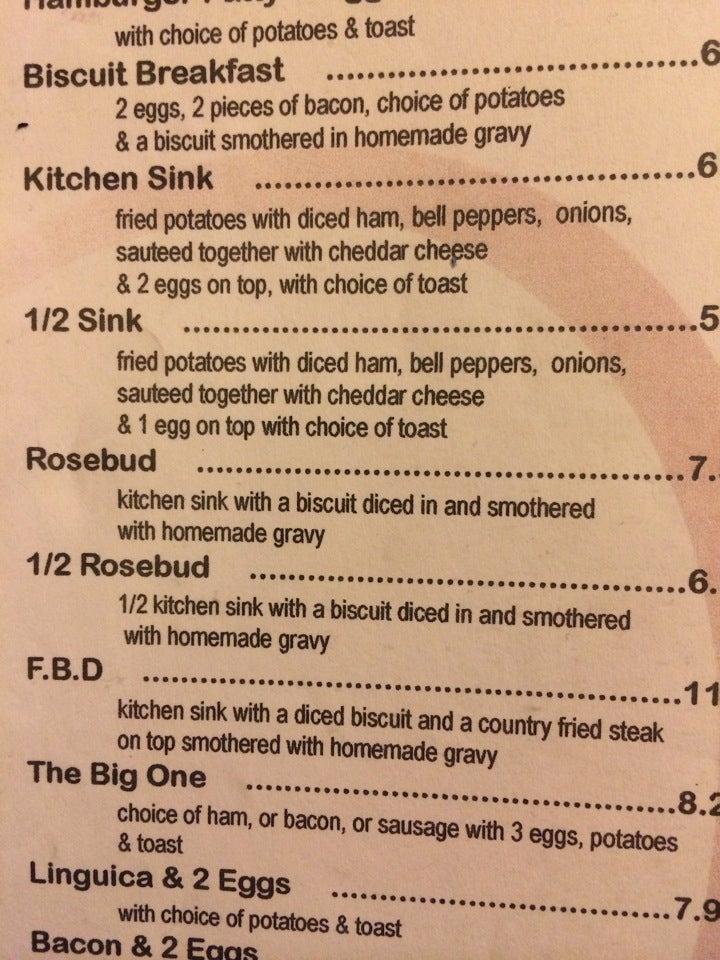 Menu at OD's Kitchen restaurant, Gilroy