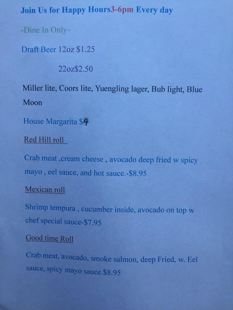 Menu at Mount Fuji - Japanese Sushi & Hibachi Steak House restaurant ...