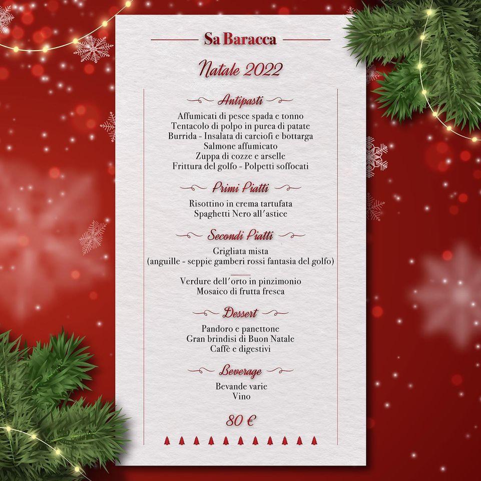 Menu da Ristorante Sa Baracca, Quartu Sant'Elena