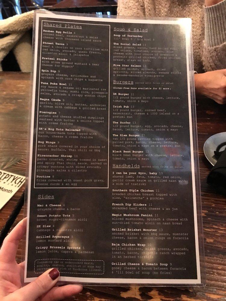 Menu at Social Kitchen pub & bar, LaSalle, 541 1st St