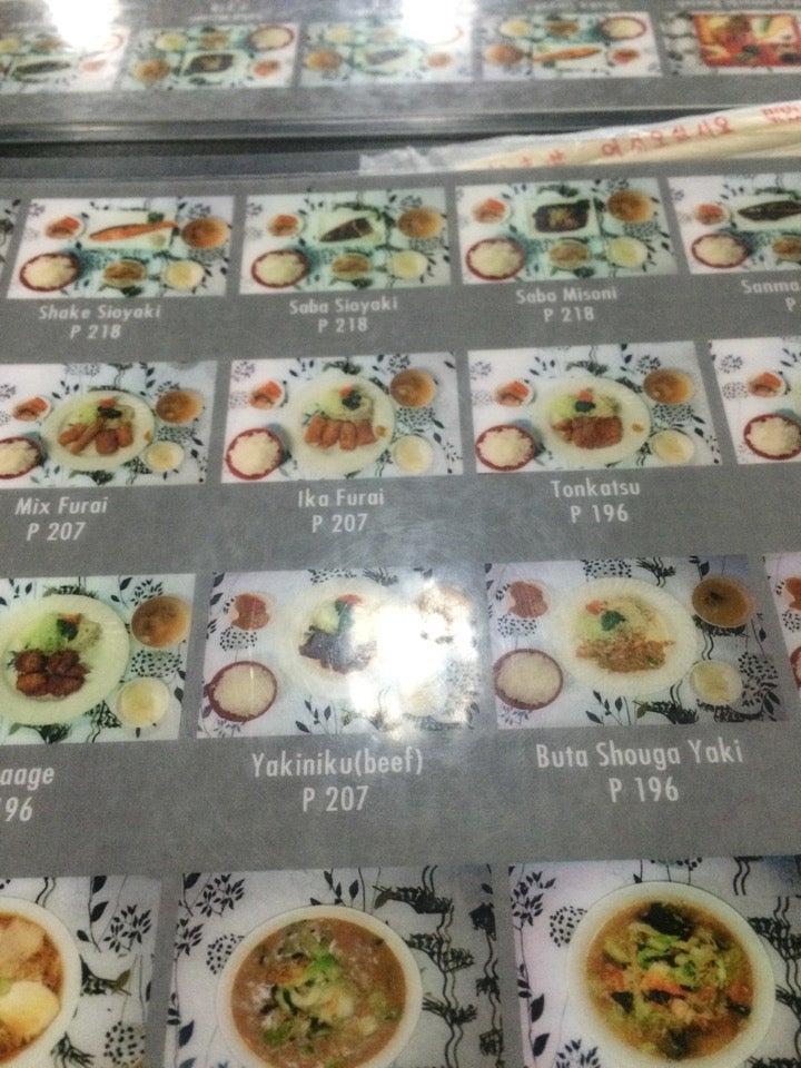 Menu at Yamazaki Ramen House & Japanese Grocery restaurant, Makati