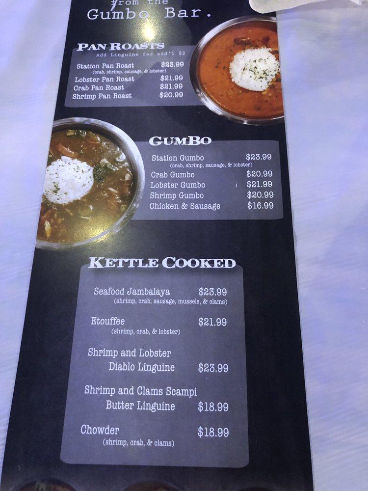 Menu at The Crab Station - Fort Worth Presidio pub & bar, Fort Worth