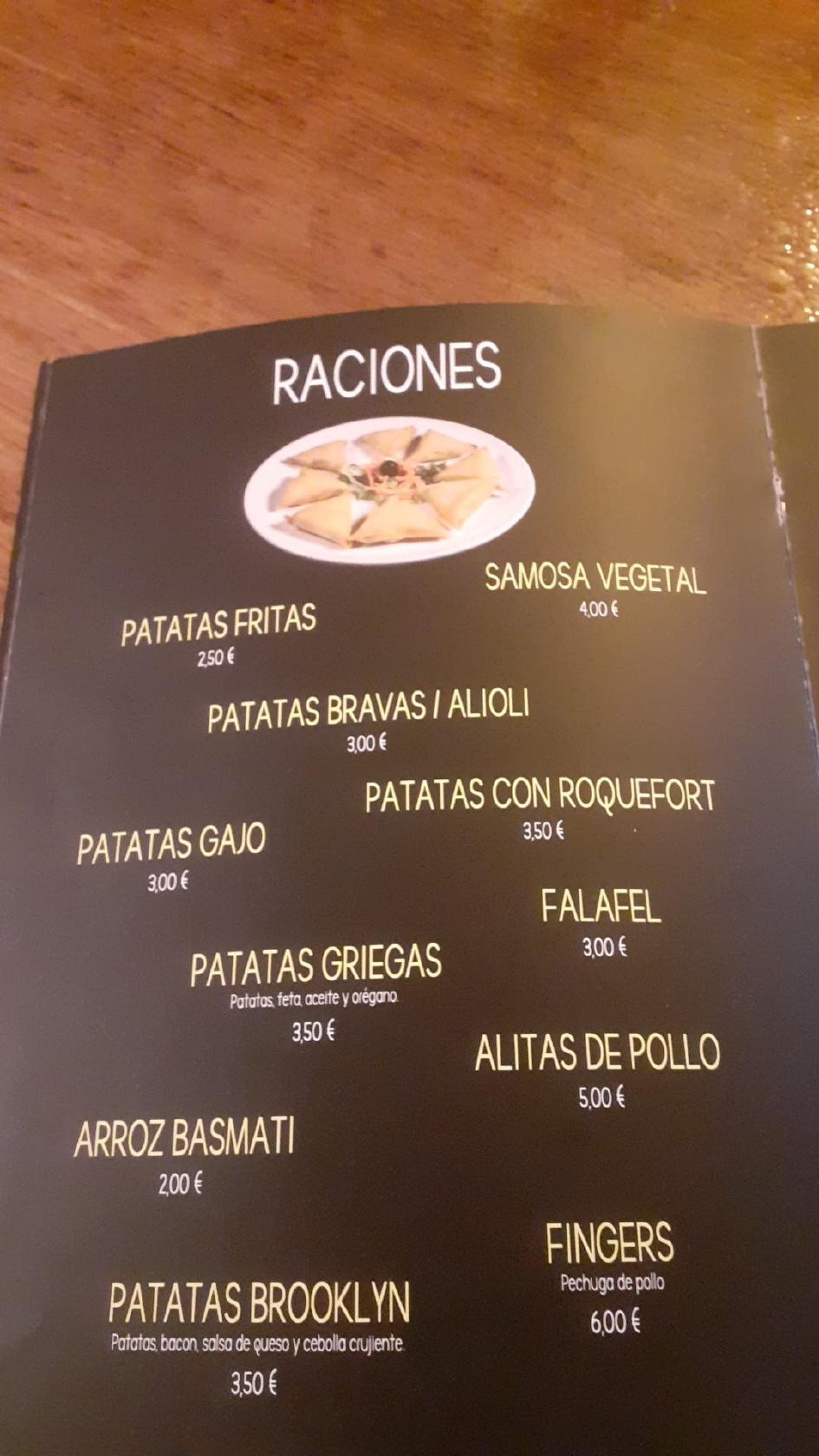 Carta del restaurante Brooklyn Grillburger And Kebab, Mellid