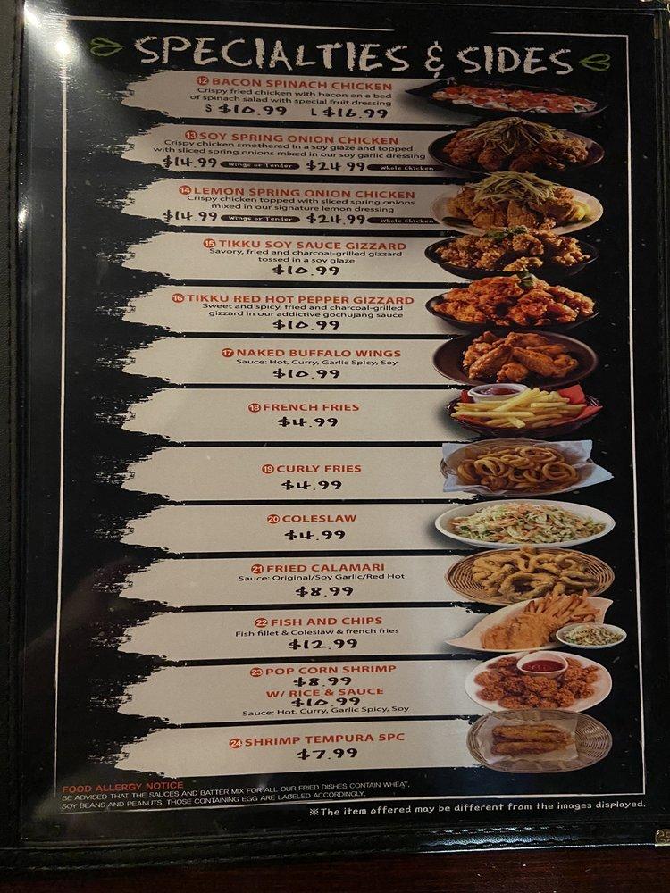 Menu at CM Chicken Hampton restaurant, Hampton
