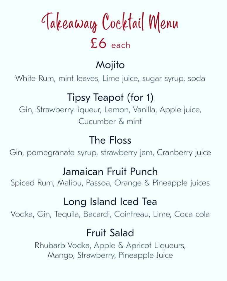 Menu at Bench Bistro Bar, Nantwich