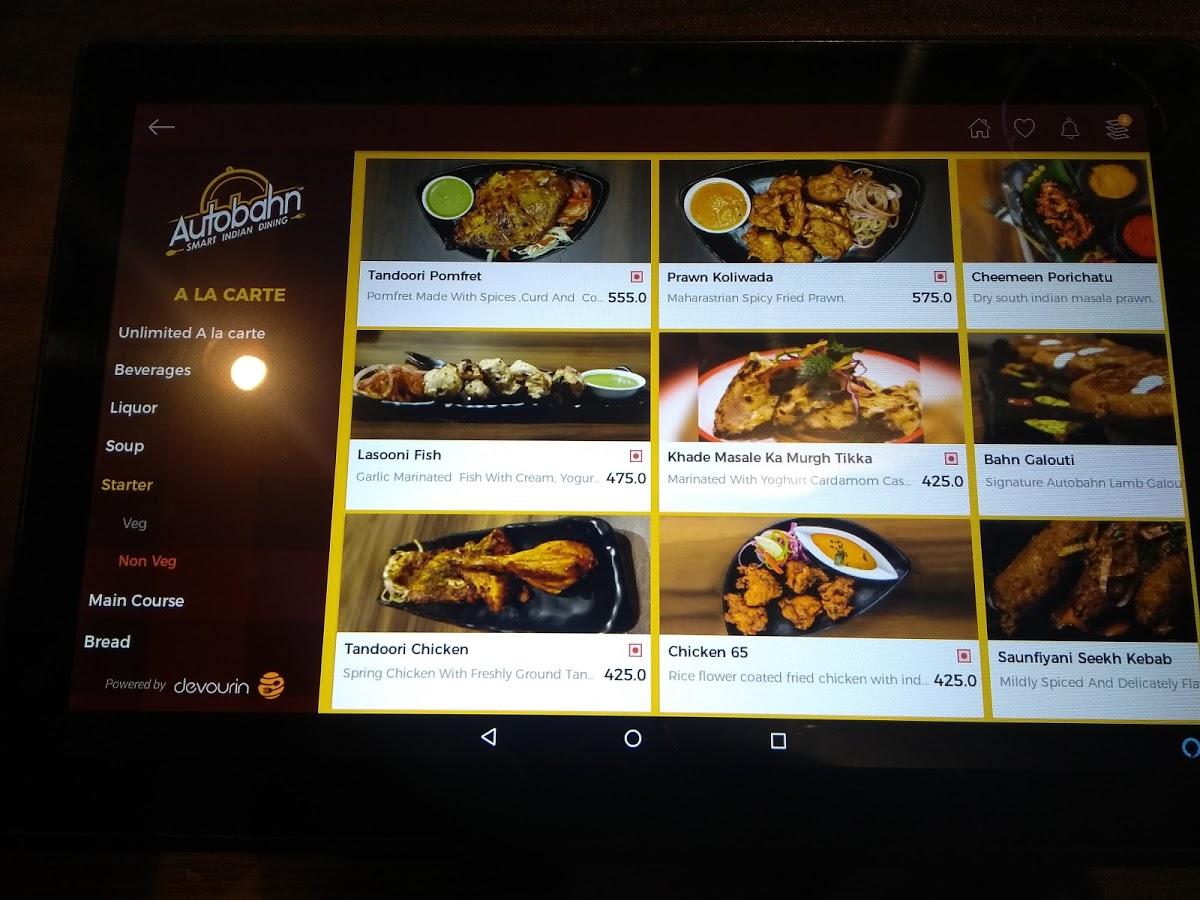 Menu at Braun Autobahn - The Smart Restaurant, Pune