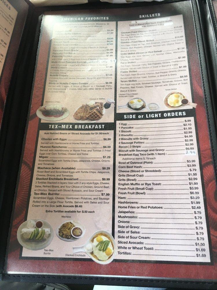 Menu at Good Day Cafe, Grand Prairie, S Carrier Pkwy #100