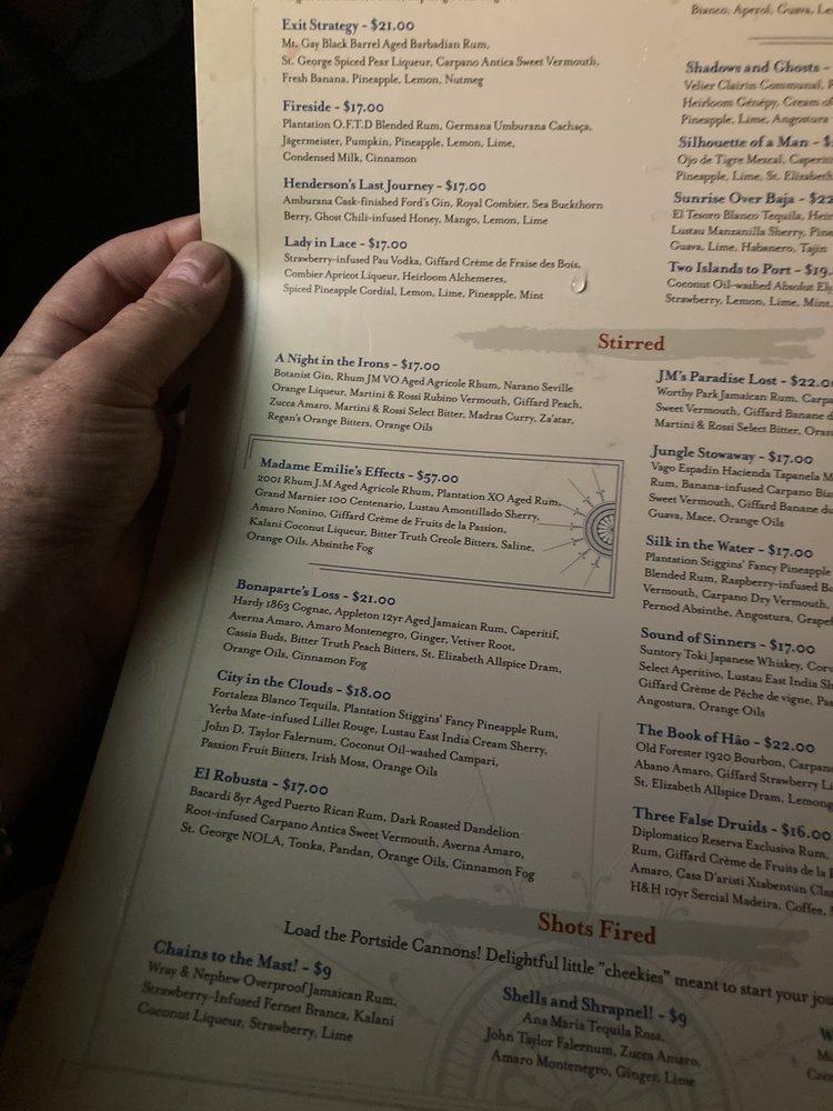 Menu at Undertow Gilbert pub & bar, Gilbert