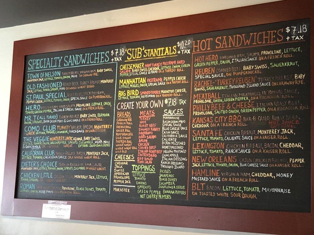 Menu at Nelson Cheese & Deli restaurant, Saint Paul