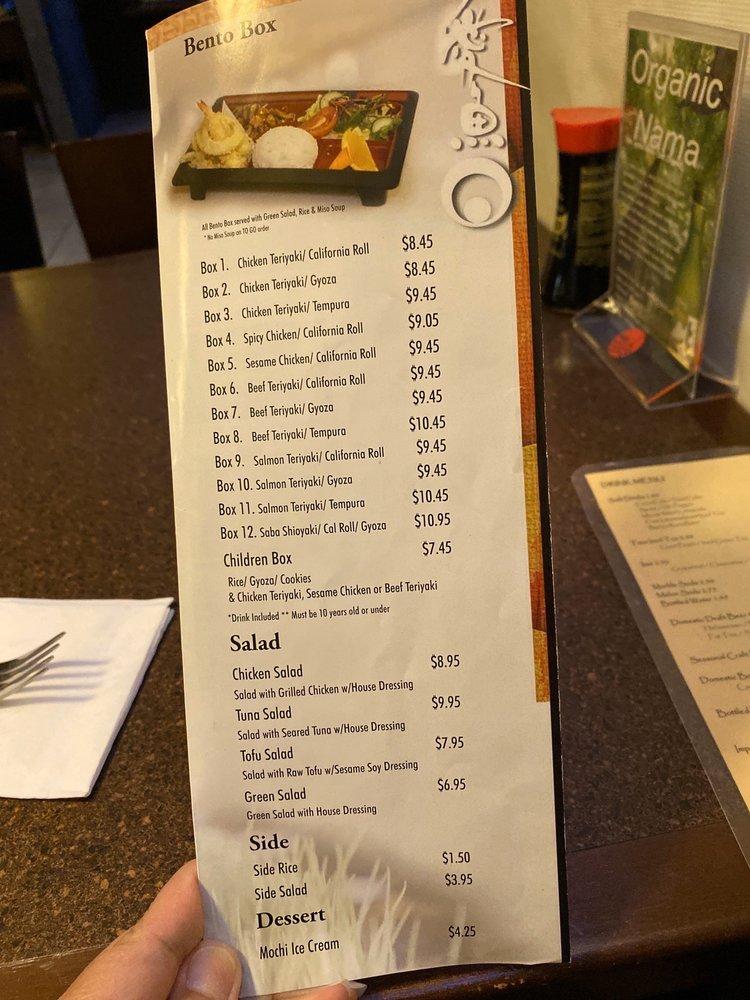 Menu at California Roll & Grill restaurant, Roseville
