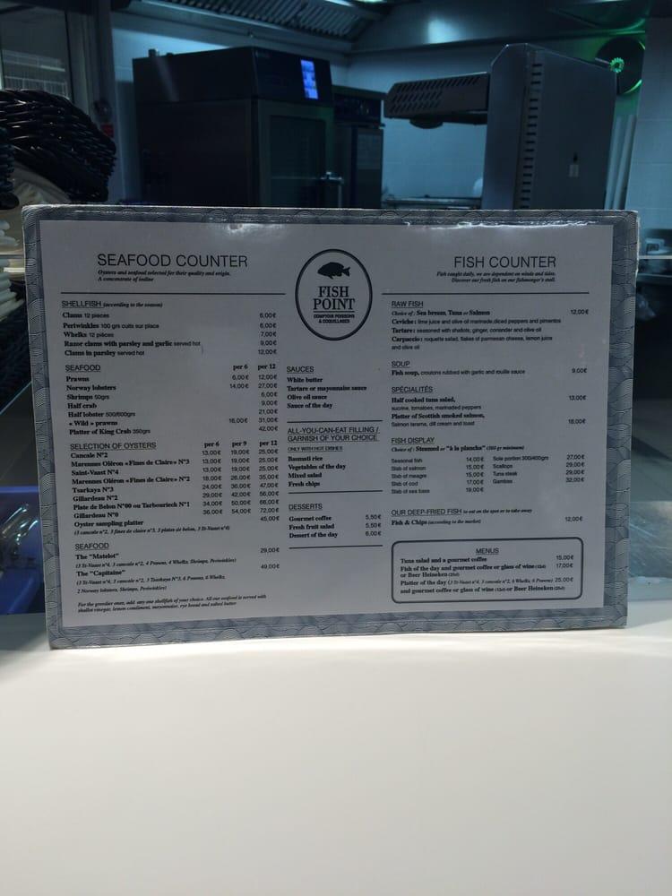 Menu at Maison Dubernet restaurant, Paris, 35 Bd Haussmann