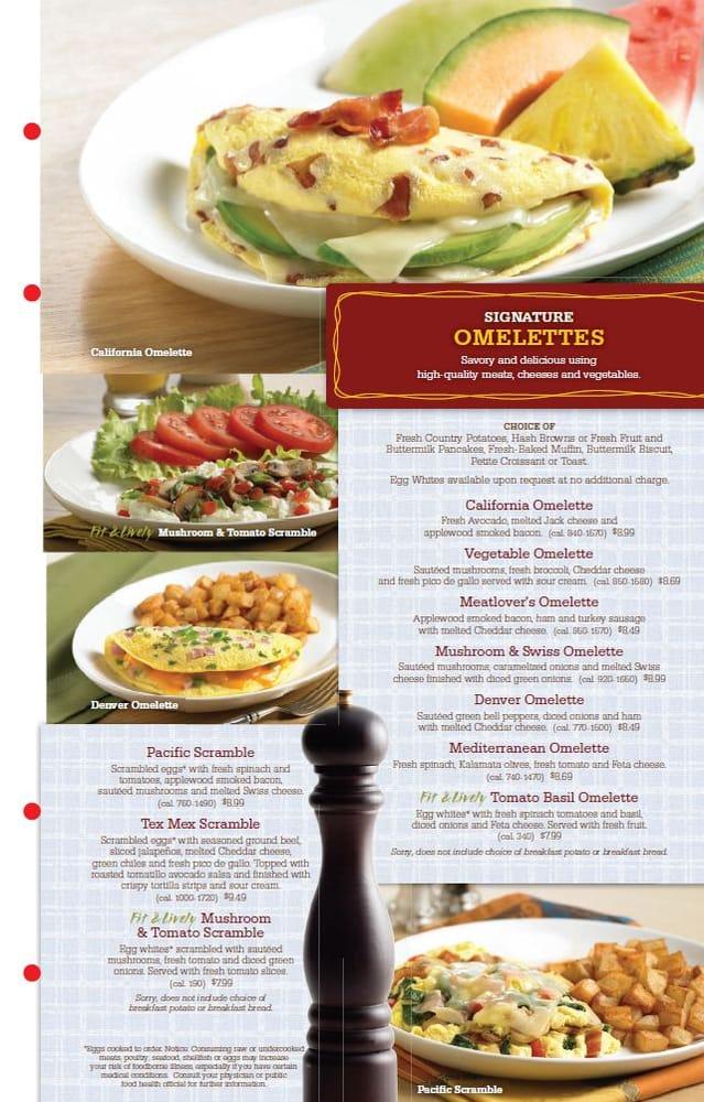 Menu at Coco's Bakery Restaurant, Sun City, W Bell Rd
