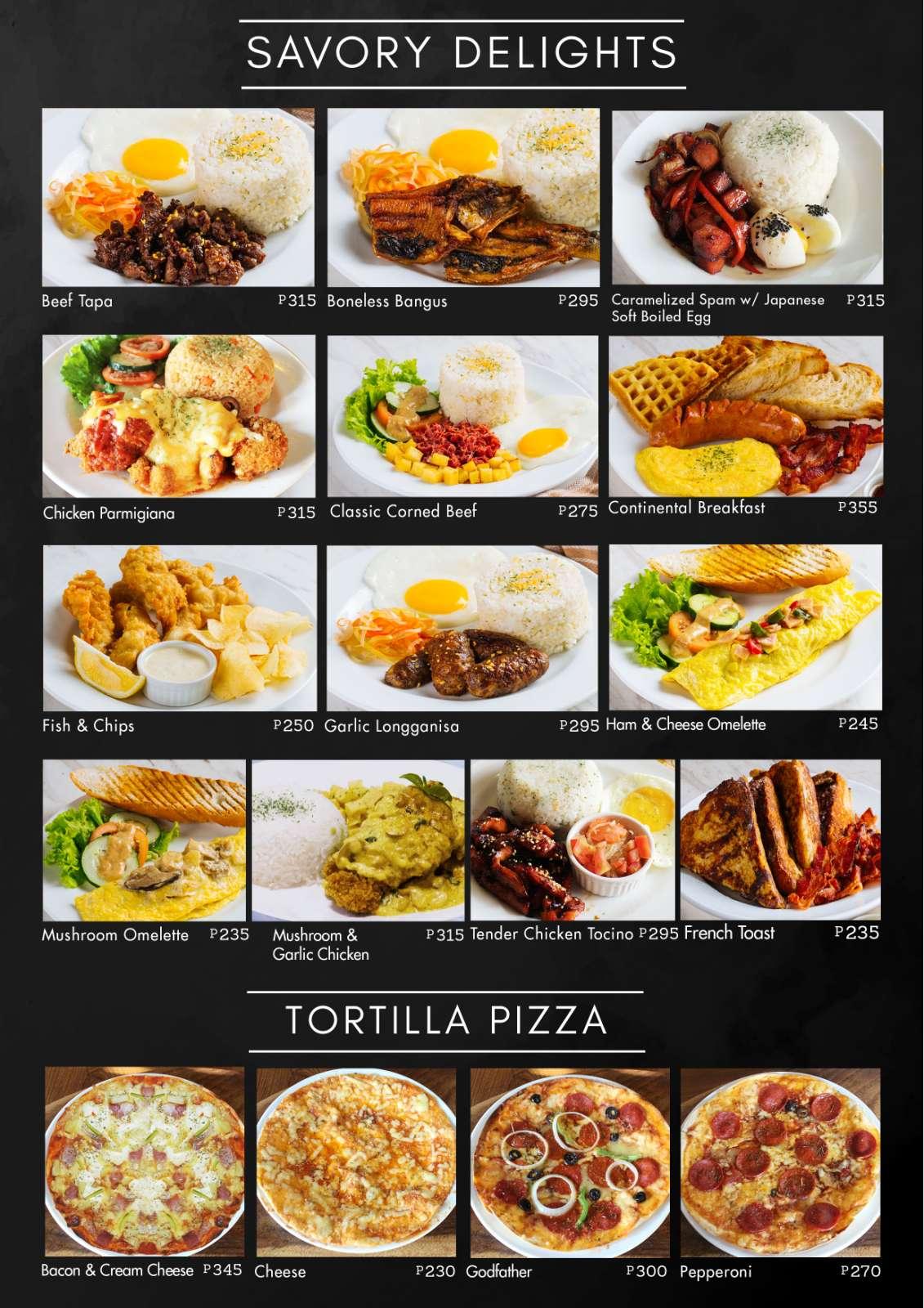 Menu at Coffee Project Dasmariñas cafe, Dasmariñas