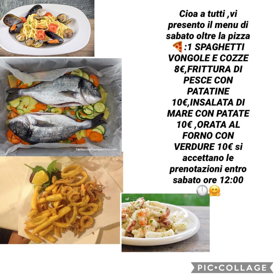 Carta del restaurante Il Boschetto di Chianni di Bianca, Chianni
