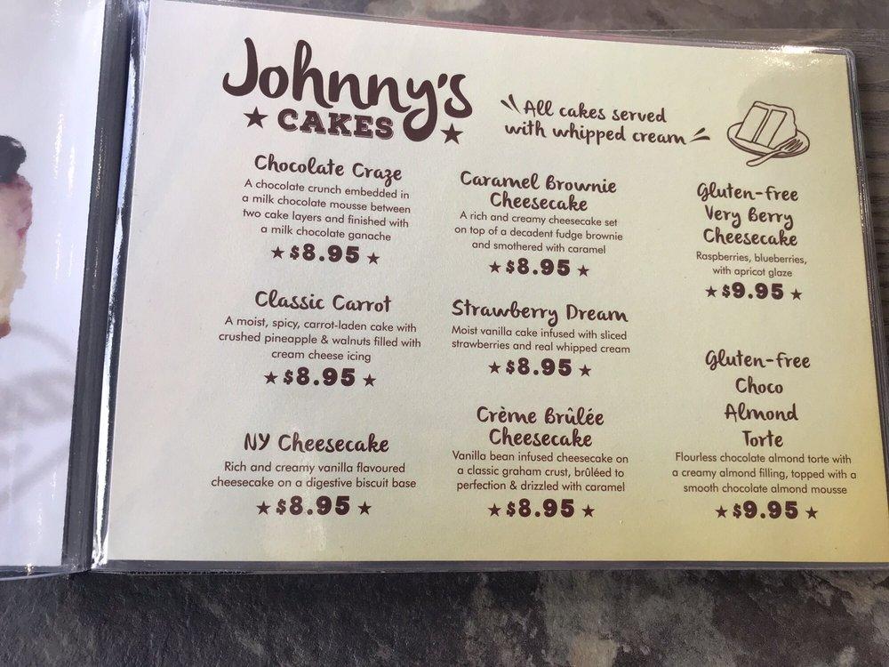 Menu at Johnny Custard Dessert Co desserts, Toronto