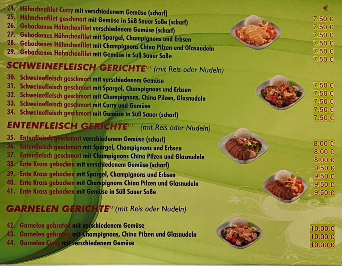 Speisekarte von Asia Snack, Anklam