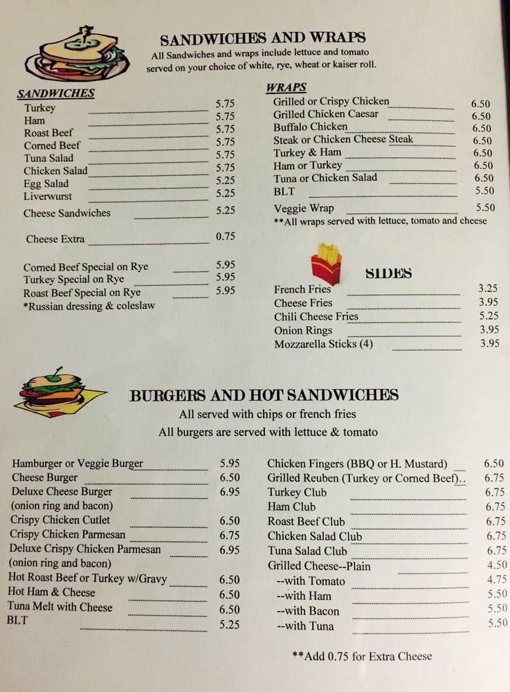 Menu at We're On A Roll restaurant, Blue Bell