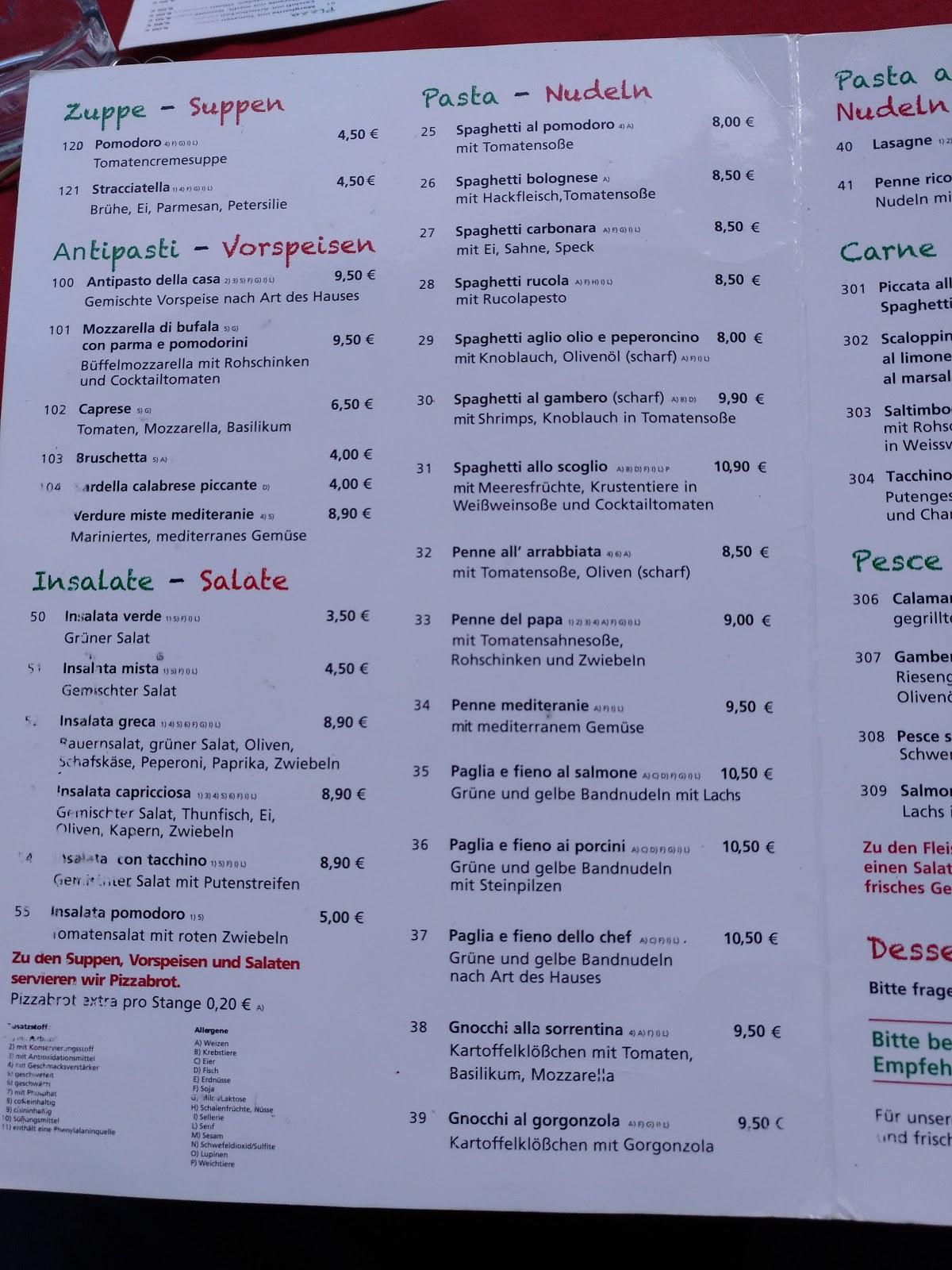 Speisekarte von Ristorante Il Pomodoro pizza, Radolfzell am Bodensee