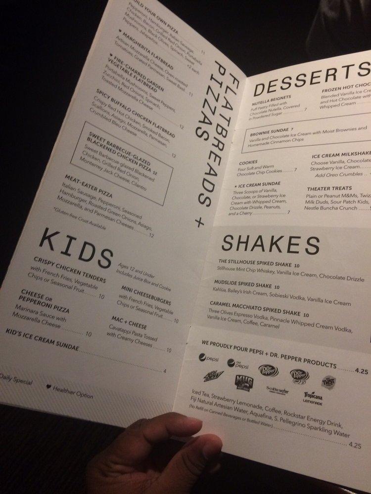 Menu at Studio Movie Grill pub & bar, The Colony, State Hwy 121