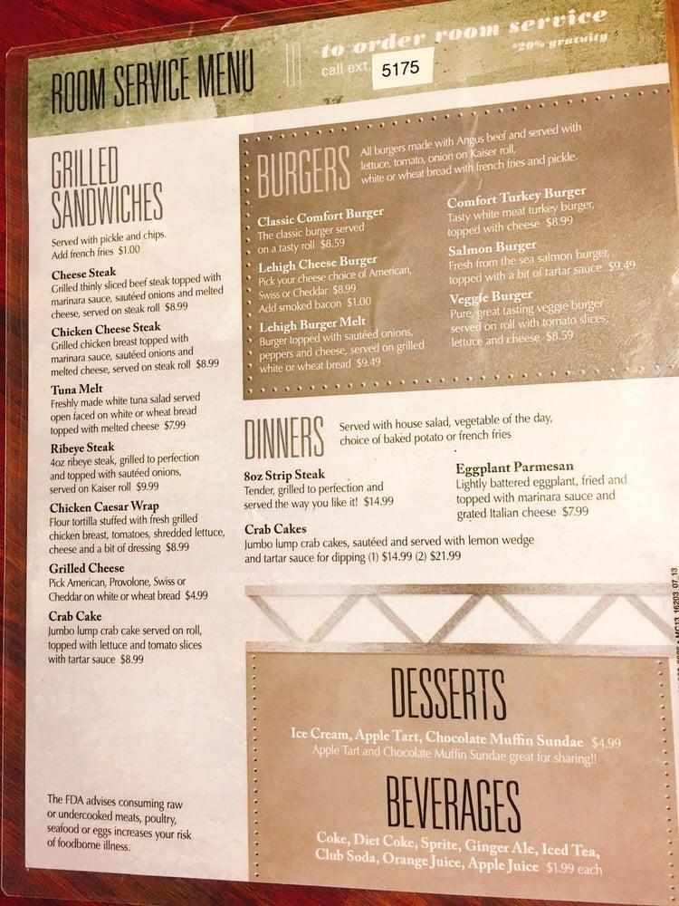 Menu at Hill to Hill Grille pub & bar, Bethlehem