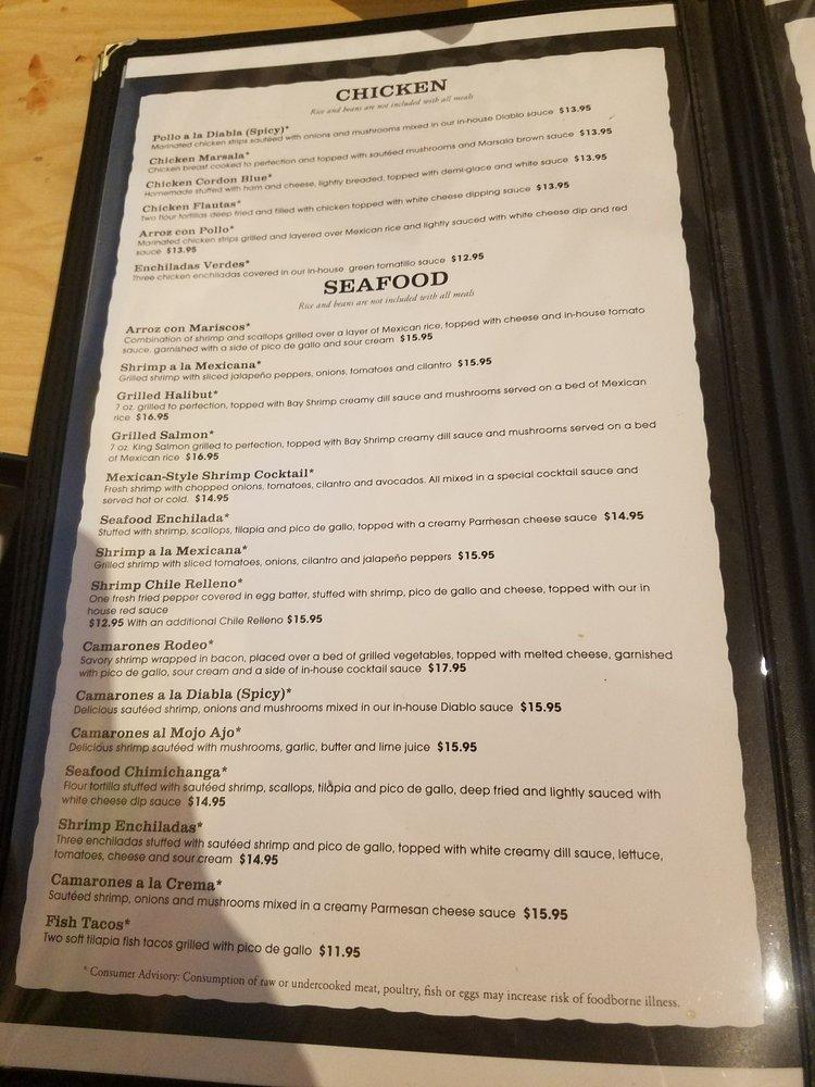 Menu at El Rodeo Steak House steakhouse, Klamath Falls