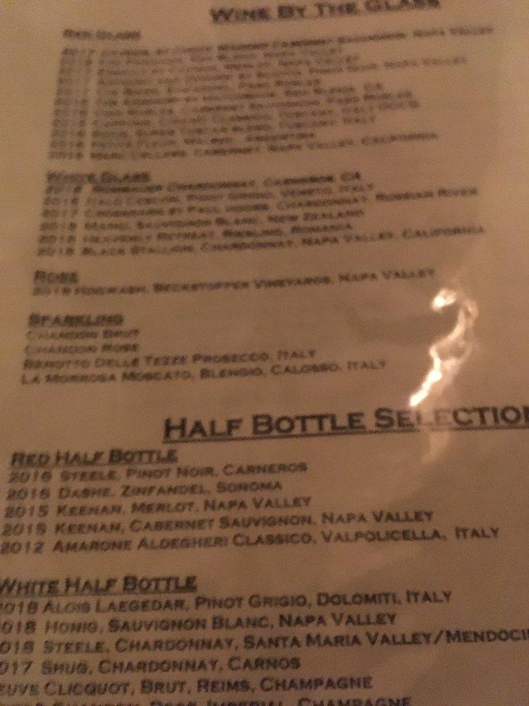 Menu at Napoli 2 pub & bar, Town and Country