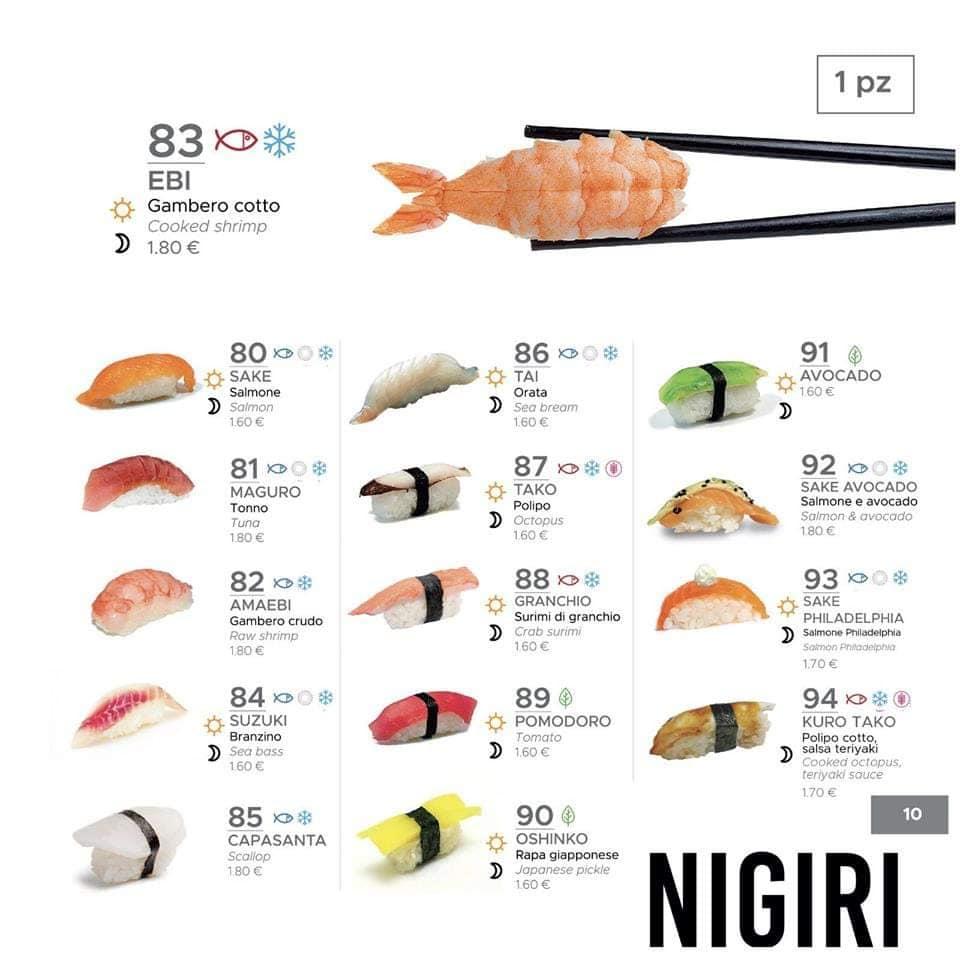 Menu at YOKOSO Maniago Ristorante Giapponese, Maniago