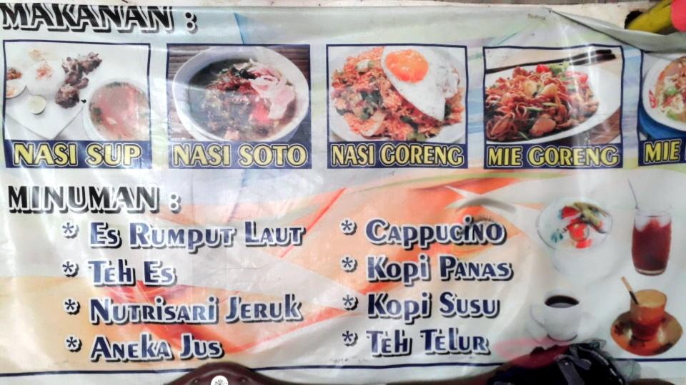 Menu at Rachel Cafe, Padang, Jl. Ratulangi No.27