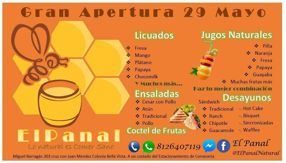 Menu at El Panal pub & bar, Monterrey, Ruiz Cortinez y Diego Diaz de ...