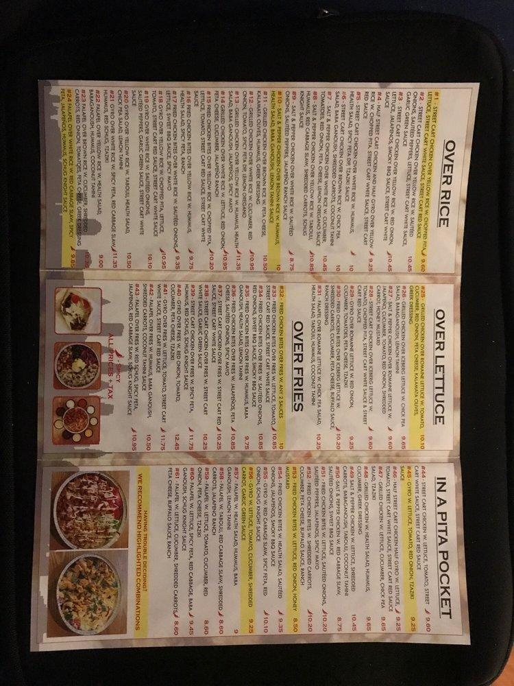Menu at NY Chicken and Rice fast food, Glen Cove, 214 Glen Cove Ave