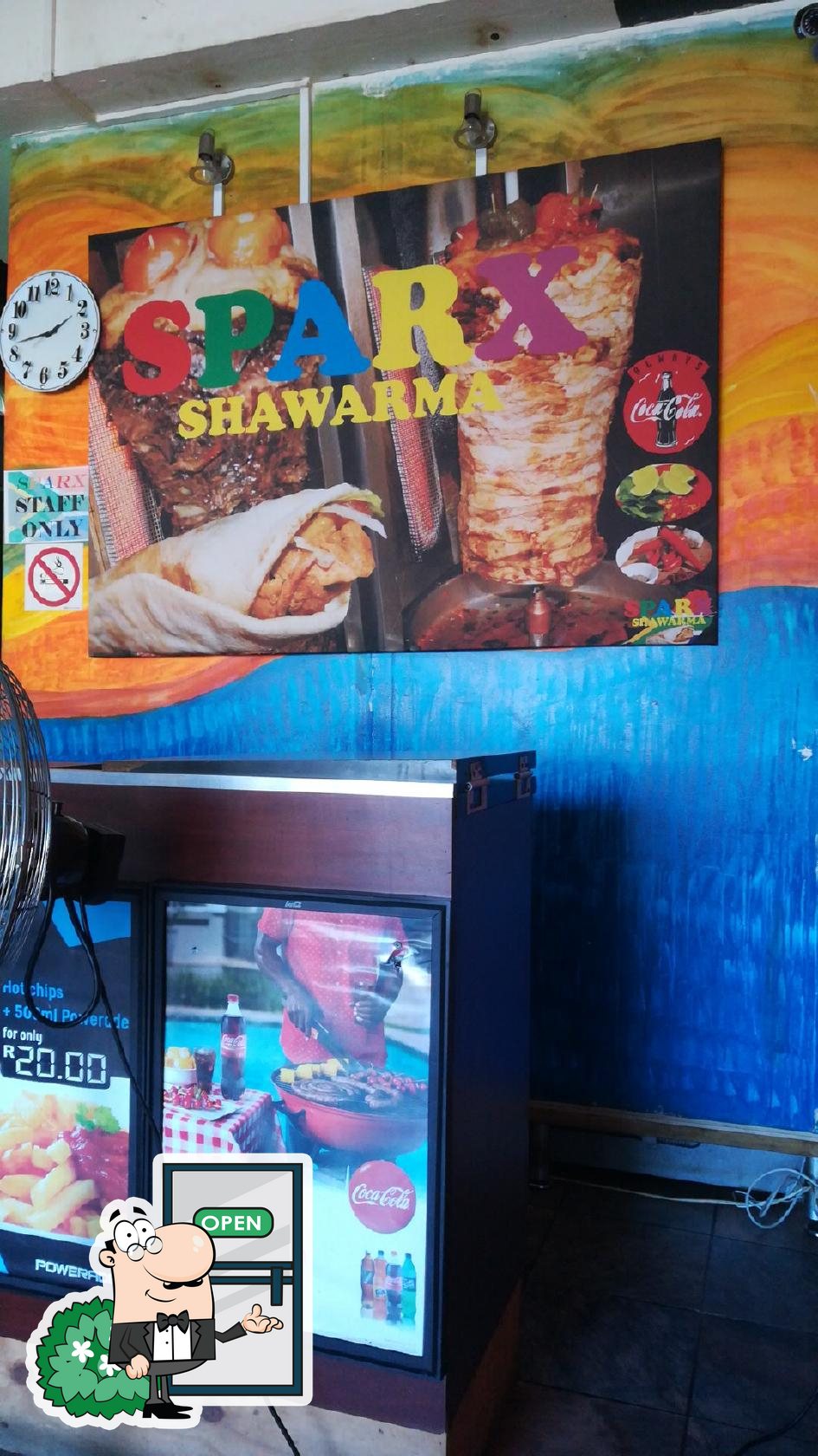 Sparx Shawarma, Bluff - Restaurant menu, prices and reviews