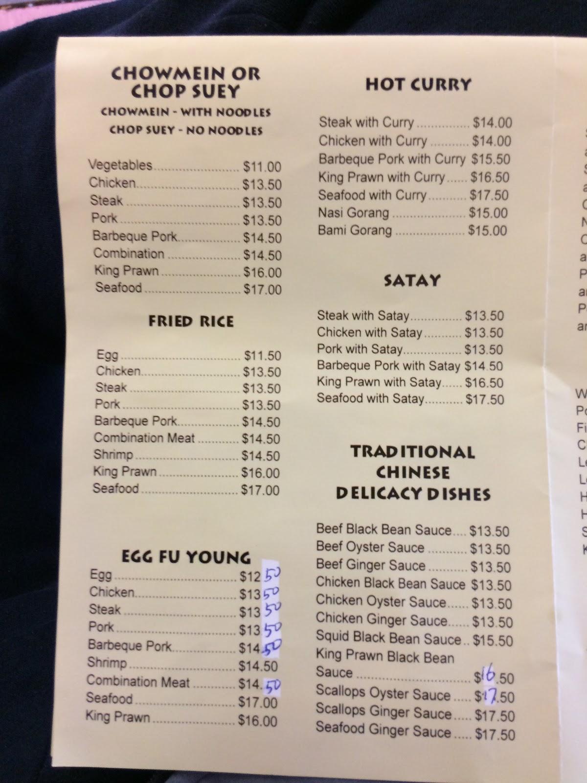 Menu at Canton Restaurant & Takeaways, Rotorua