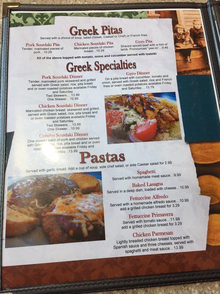 Menu at Harvest Moon Restaurant, Saint Jacobs
