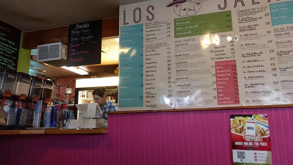 Menu at Los Jalapenos restaurant, Bend, 601 NE Greenwood Ave
