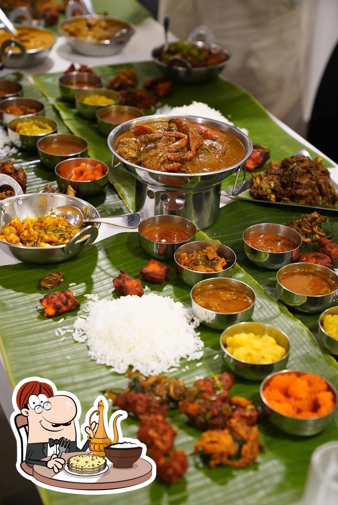 Menu at Sri Ananda Bhawan restaurant, Bangkok