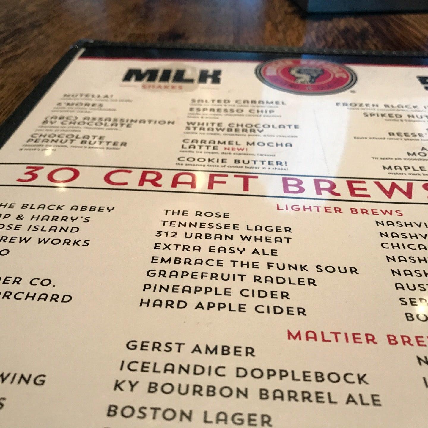 Menu at Burger Republic, Mount Juliet, Providence Pkwy #101