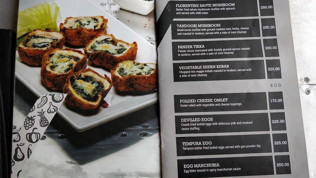 Menu at The TILT Bar Republic (European Bar), Hyderabad