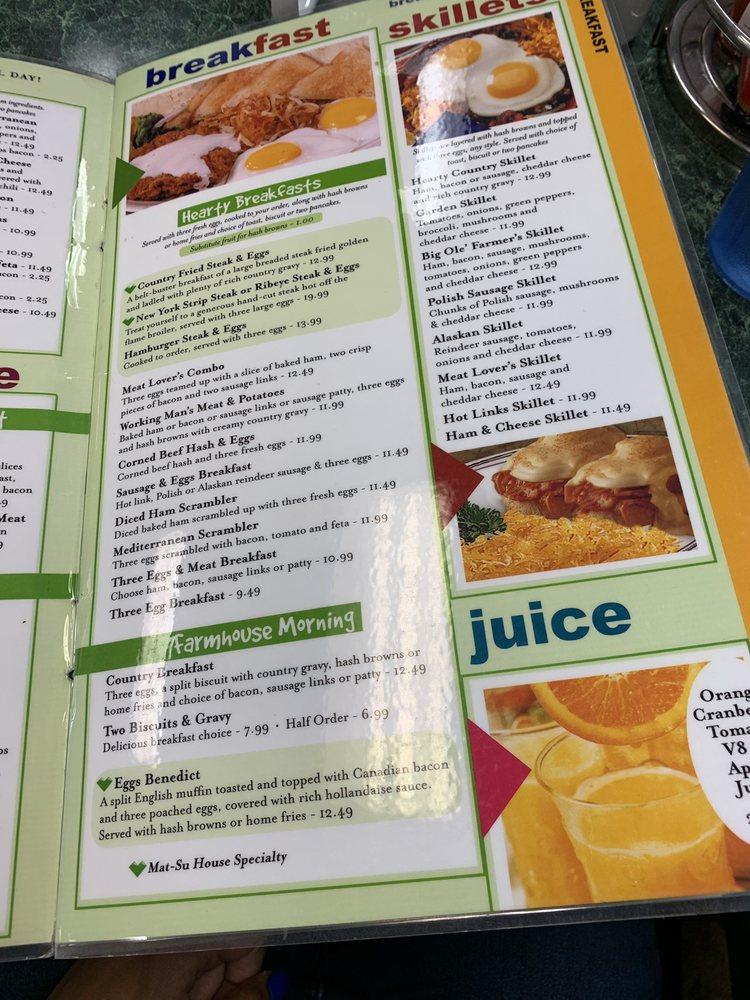 Menu at Mat-Su Family Restaurant LLC, Wasilla