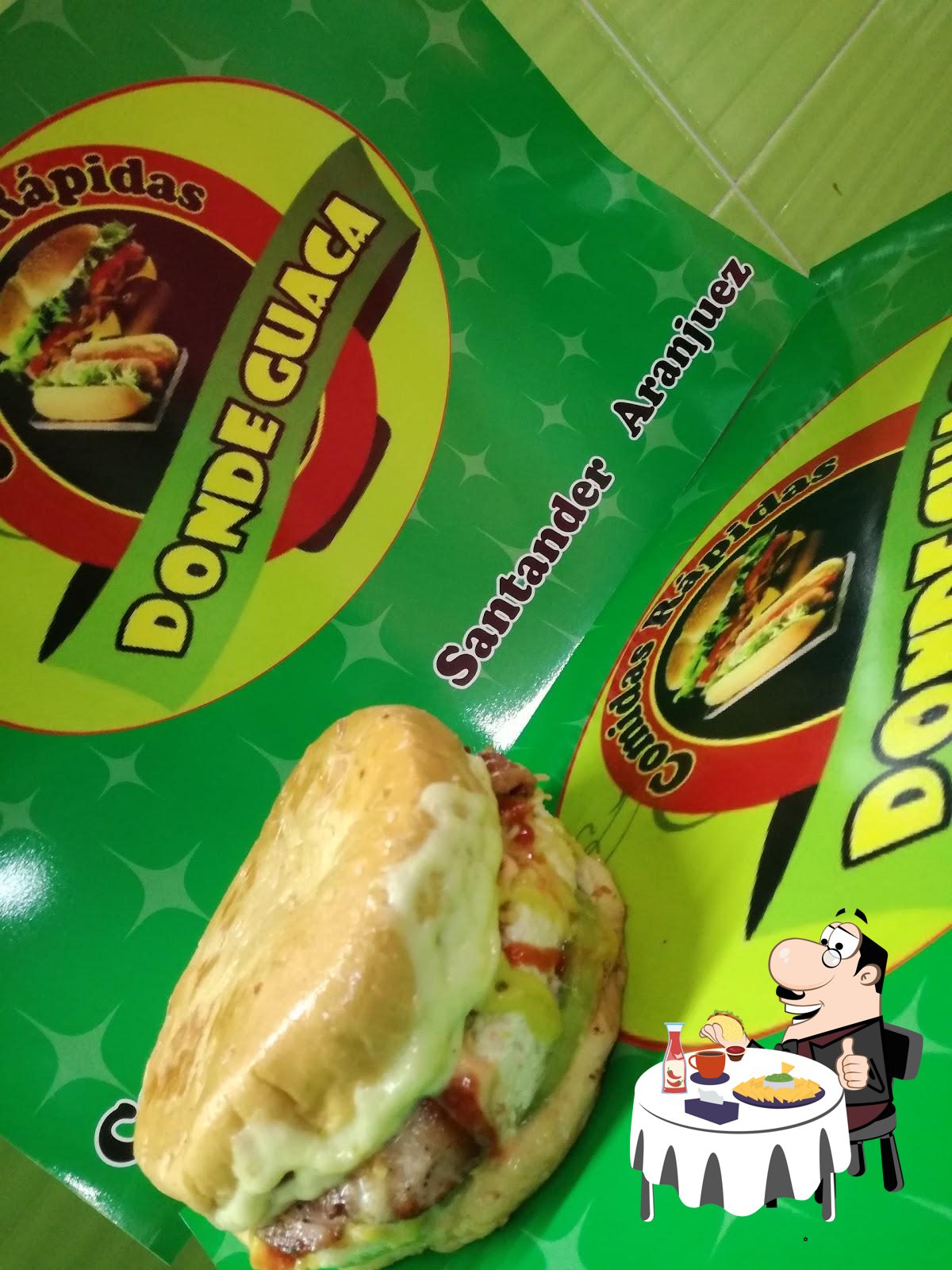 Donde Guaca Santander - Restaurant menu, prices and reviews