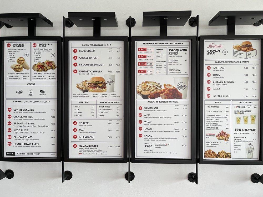 Menu at Eat Fantastic - Arcadia restaurant, Arcadia