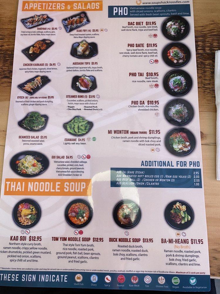 Menu at Soup Shack Porter (Cambridge) restaurant, Cambridge