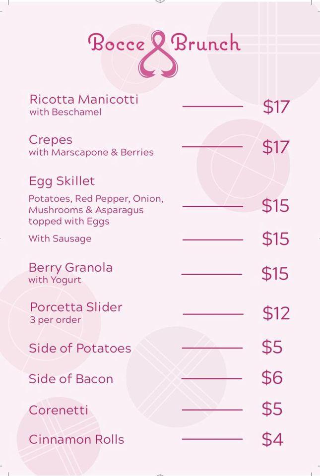 Menu at Nap's Cucina Mia restaurant, Indiana, Philadelphia St
