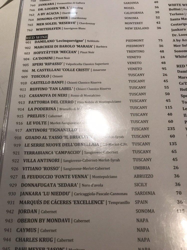 Menu at Angelo Elia Pizza, Bar, Tapas, Oakland Park, N Federal Hwy