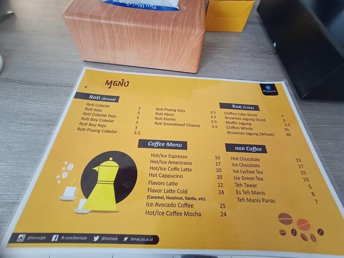 Menu at Botani Bakery, Bogor