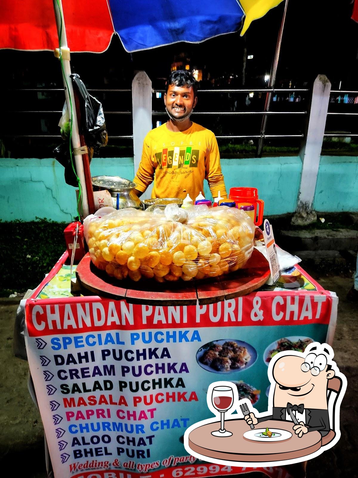 Chanadan Pani Puri & Chaat, Kowar Para - Restaurant menu, prices and ...