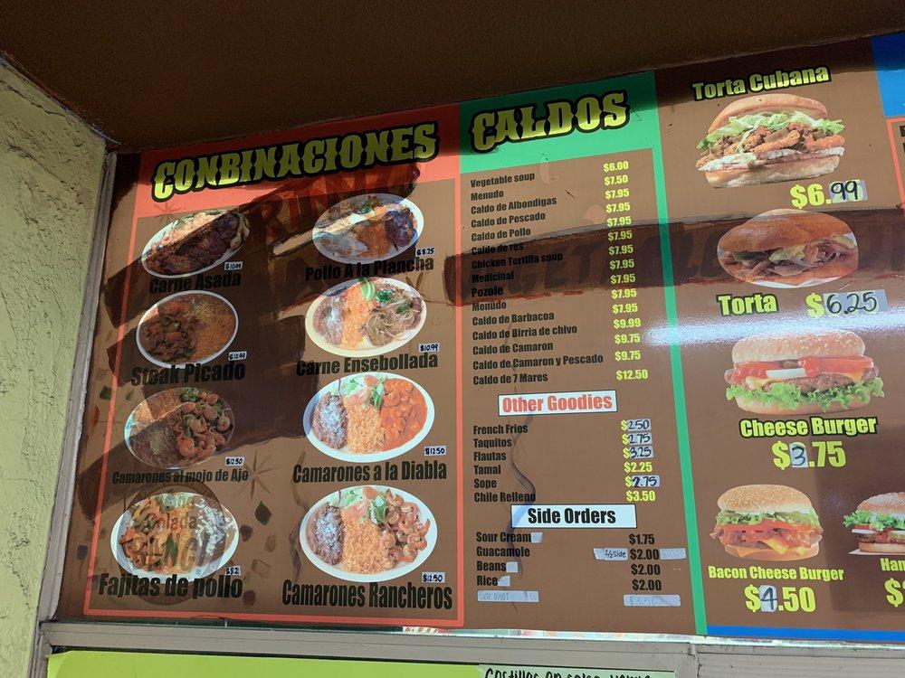 Menu at Casa Sanchez #1 restaurant, Long Beach, E Anaheim St
