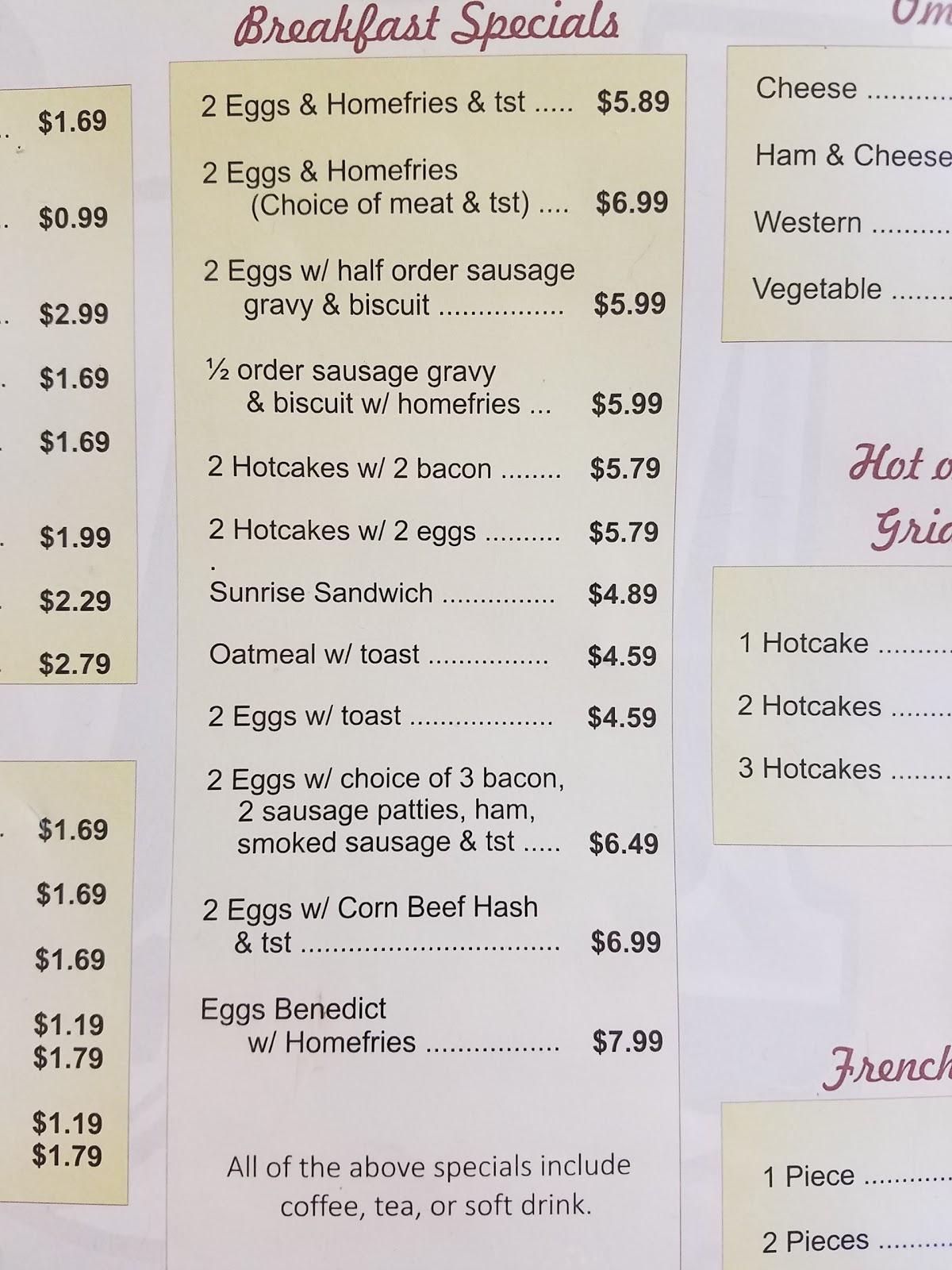 Menu at V & M Restaurant Mansfield Ohio, Mansfield