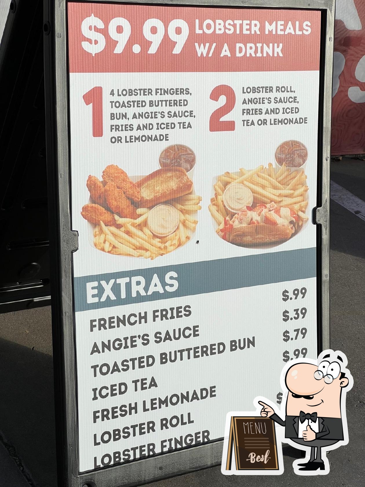Angie's Lobster & Angie's Prime Grill, Tempe - Restaurant menu, prices ...
